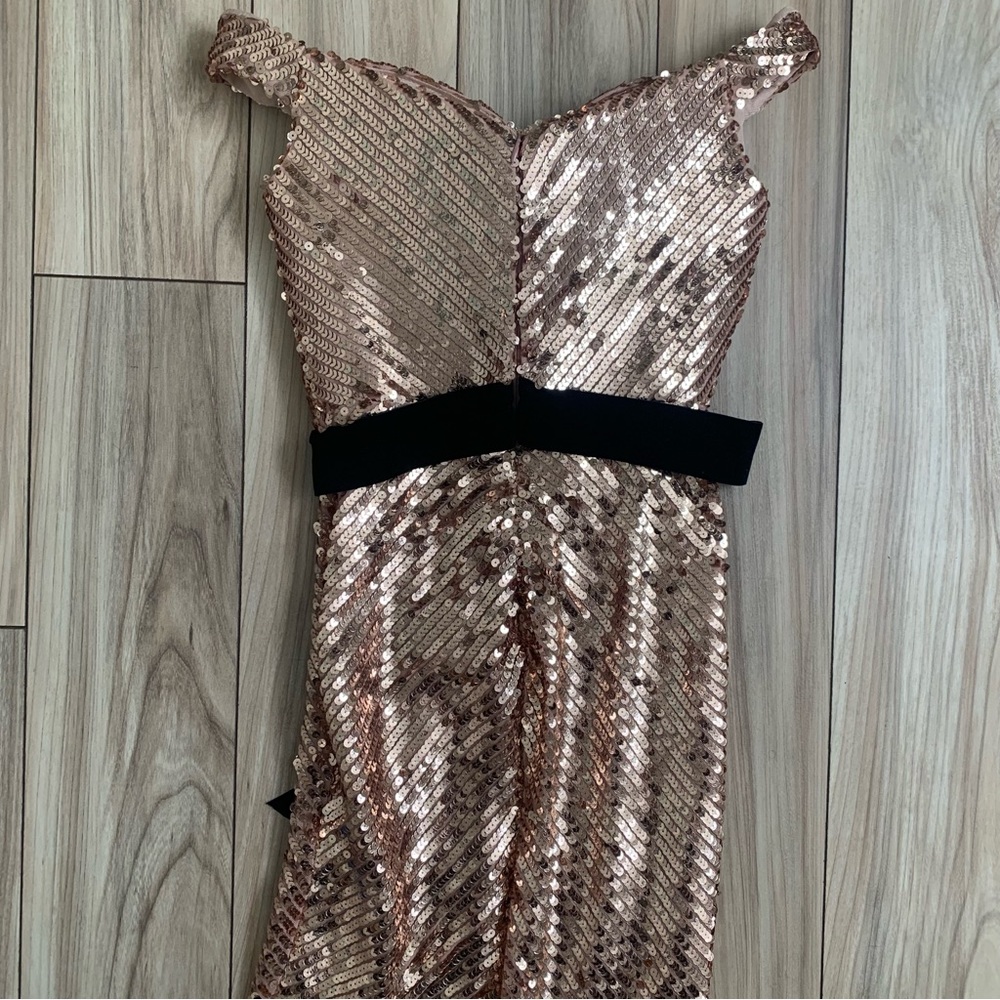 Teuta Matoshi Rita Sequin Glow Gown - Gem